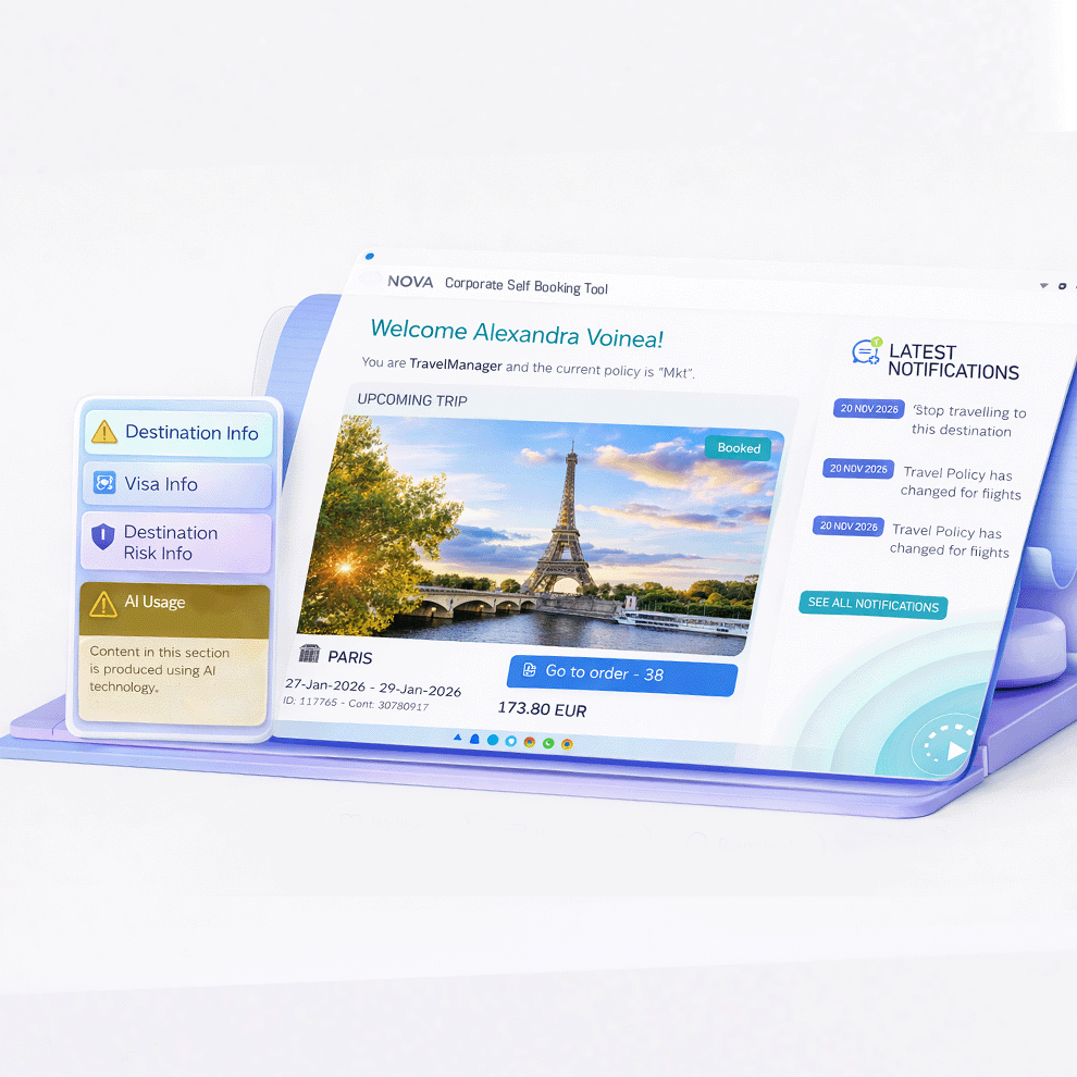 dcs plus | NOVA Corporate Self Booking Tool