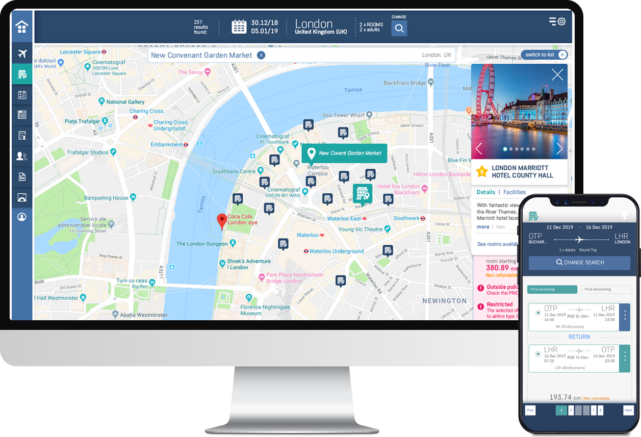 dcs plus | Corporate Self Booking Tool