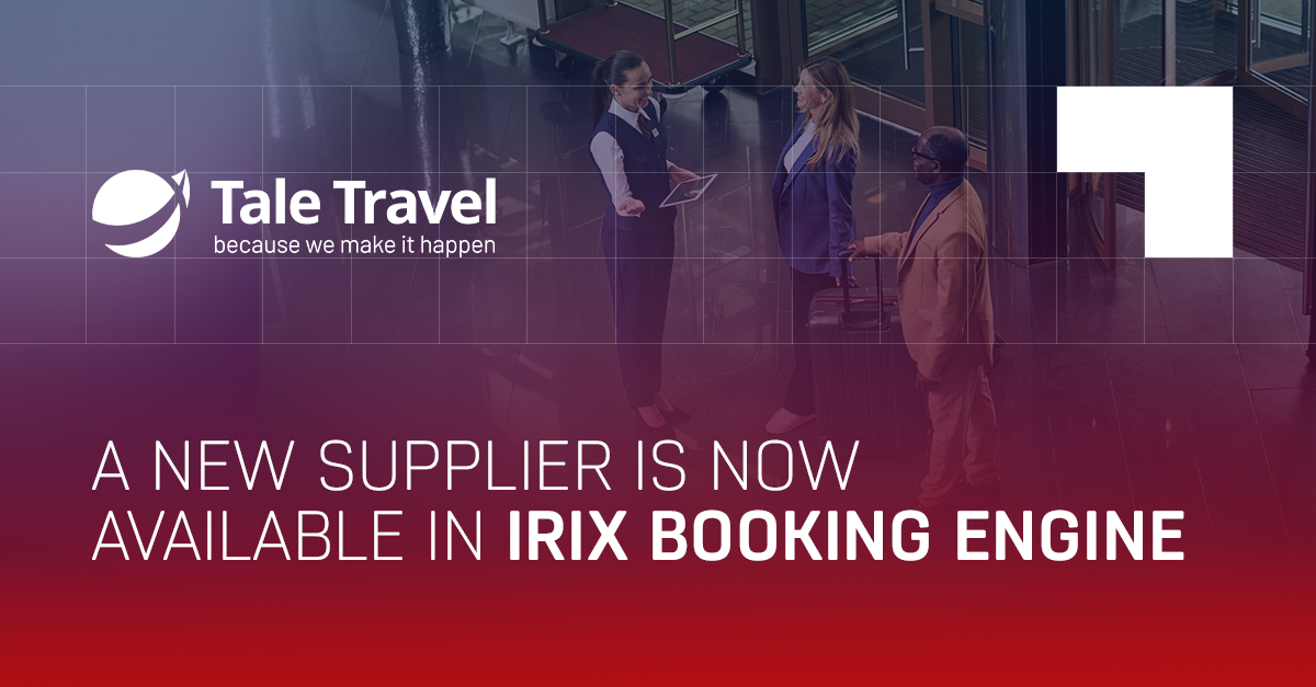 dcs plus | Tale Travel in now available in IRIX Booking Engine